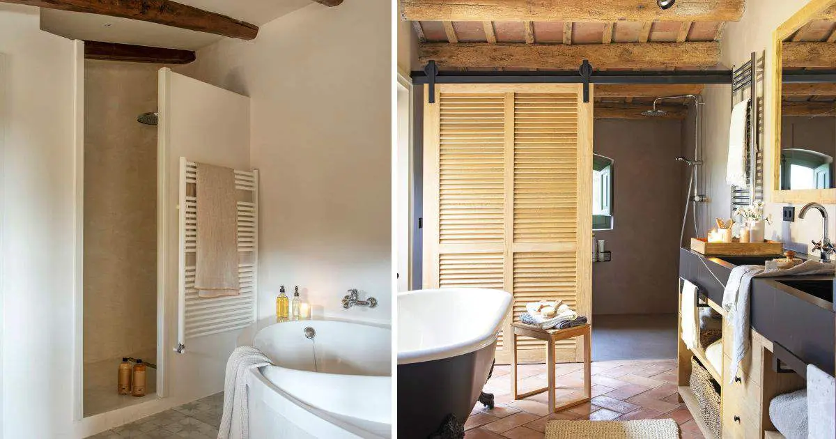 Ducha con pared para su instalación y mantenimiento - Padua Materiales