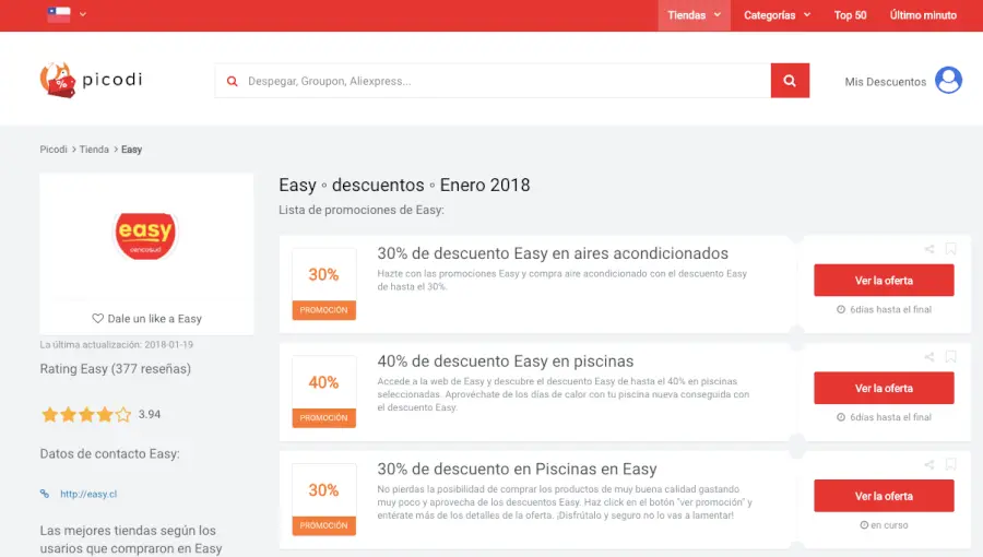 Cupón descuento easy: como hacerlo para ahorrar - Padua Materiales