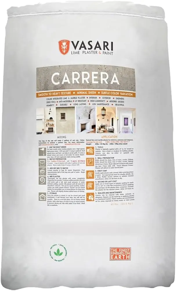 Mezcla de cal y yeso para su uso en construcción - Padua Materiales